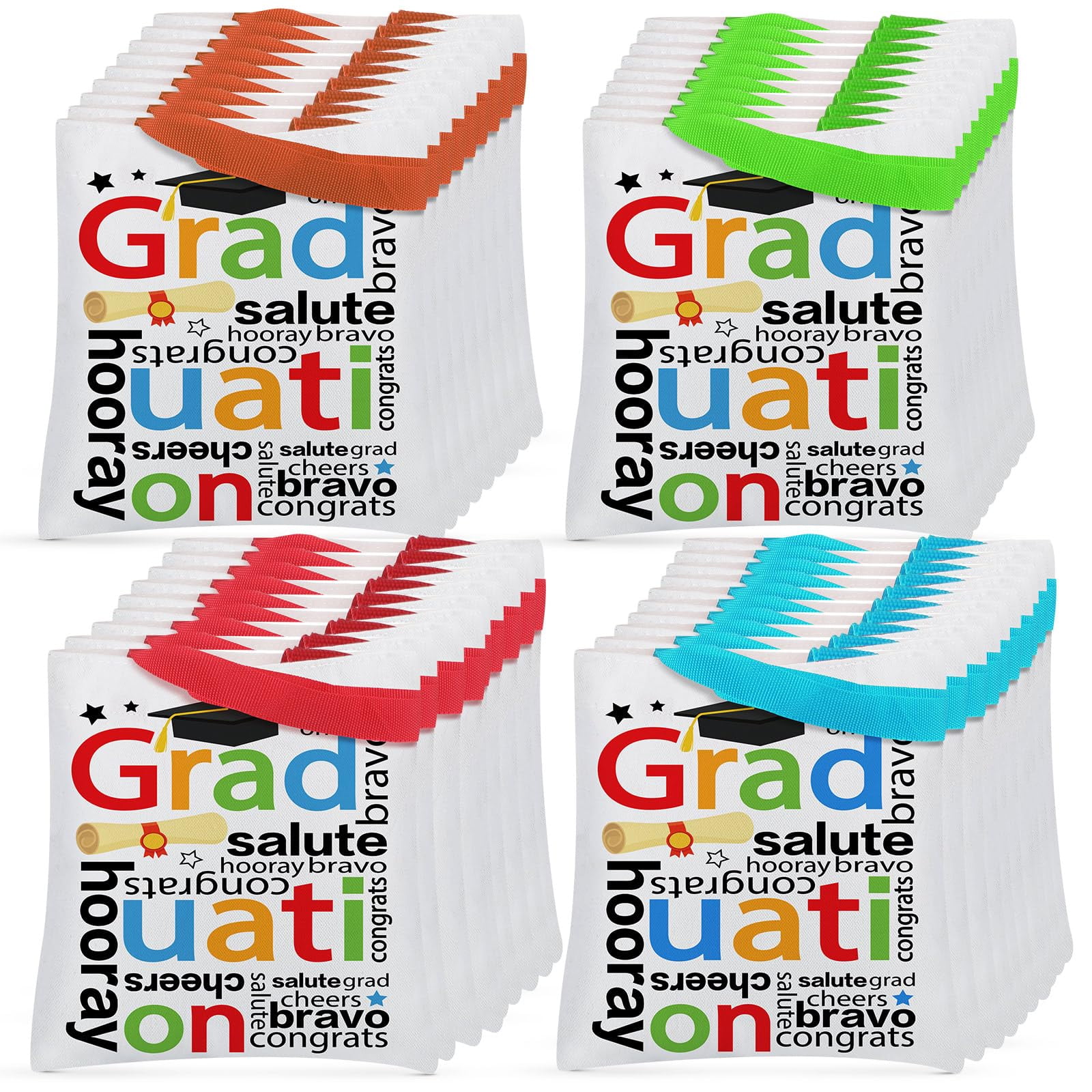 Cunno 16 Pcs Graduation Totes Bags for Preschool Kindergarten 2025 ...