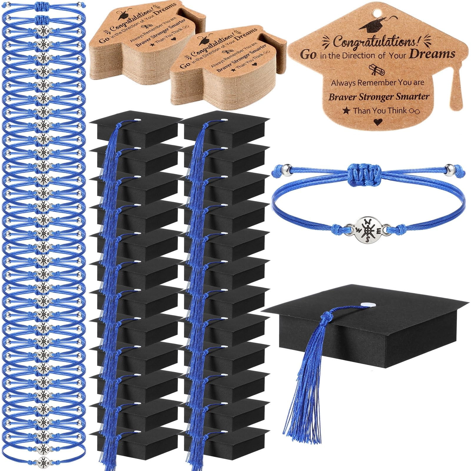 Cunno 50 SetsUMRT 2025 Graduation Gifts Bulk Include 50 Compass ...