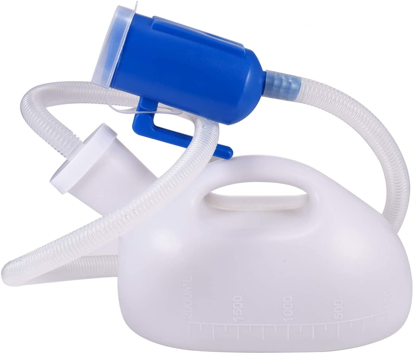 Cuoff Men Reusable Pee Jug Male Urine Bottle 62" Long Tube with Lid ...