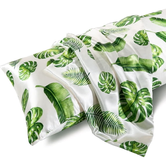 Cuoff Satin Body Pillow Cover, Soft and Breathable Body Pillow Case ...