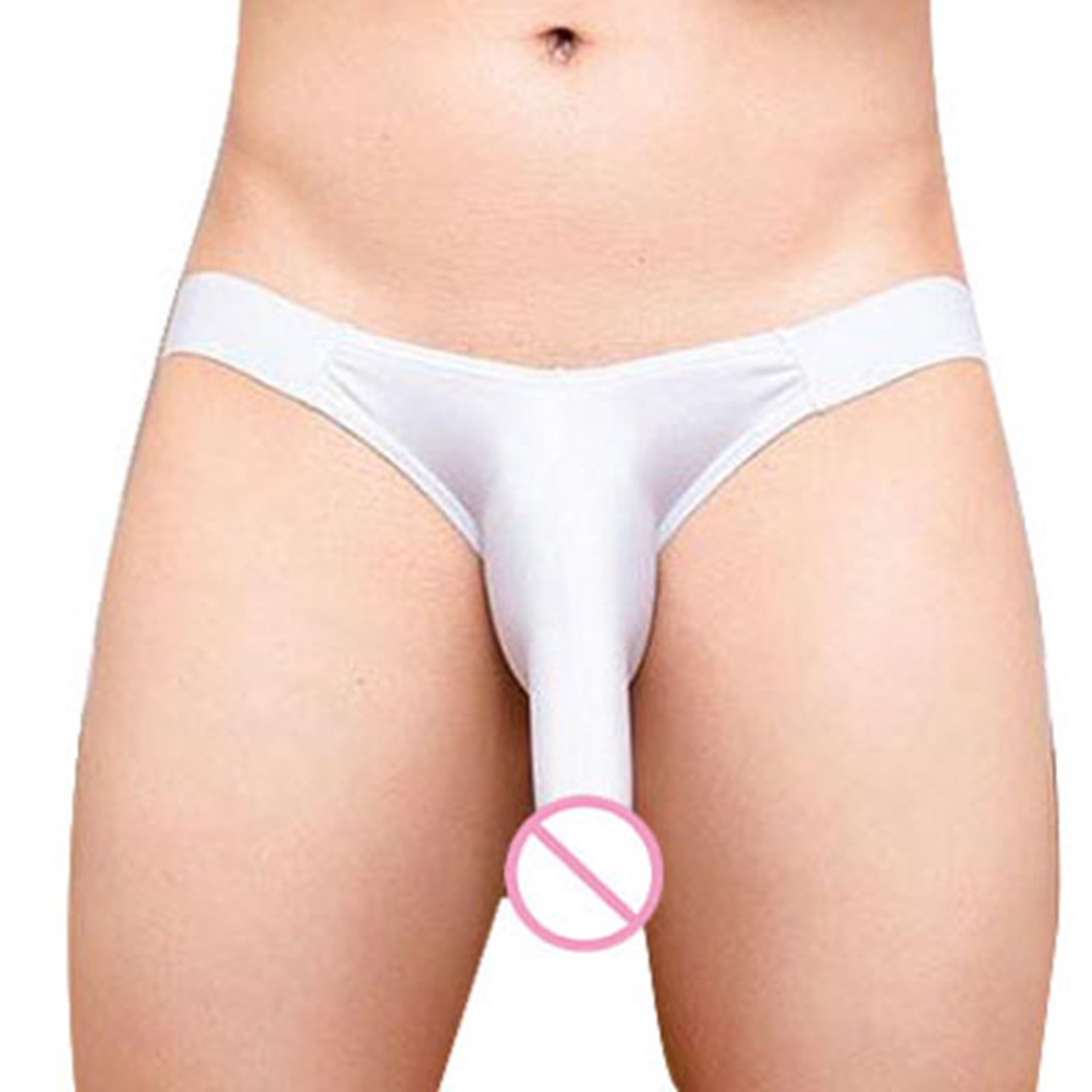 Cuozvetk Mens Briefs Lift Elephant Trunk Briefs Egg Separation