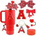 Cup Accessories Set for Stanley 30OZ & 40OZ Tumbler with Handle, Letter ...
