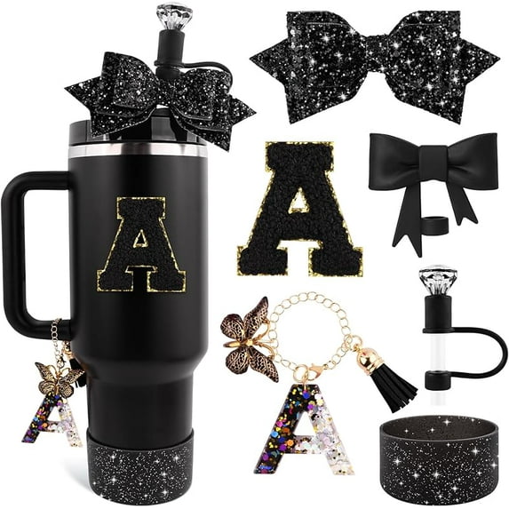 Cup Accessories Set for Stanley 30OZ & 40OZ Tumbler with Handle, Letter ...