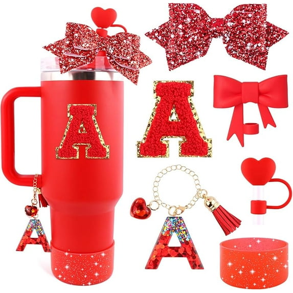 Cup Accessories Set for Stanley 30OZ & 40OZ Tumbler with Handle, Letter ...