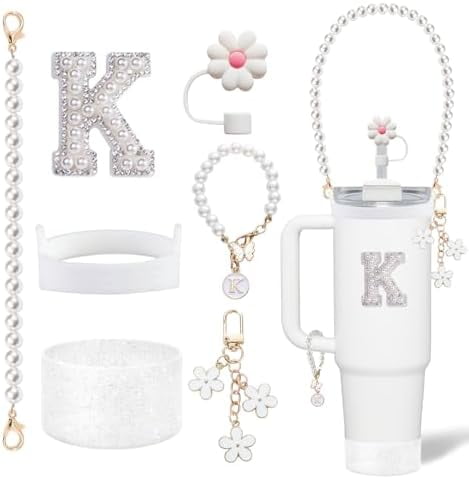 Cup Accessories Set for Stanley- Including Water Bottle Carrying Pearl ...