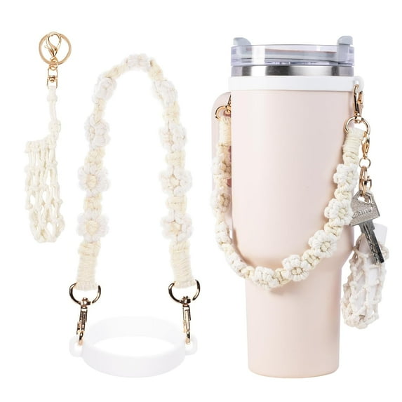 Cup Accessories Set Water Bottle Handle Strap, Cup Charms Compatible ...