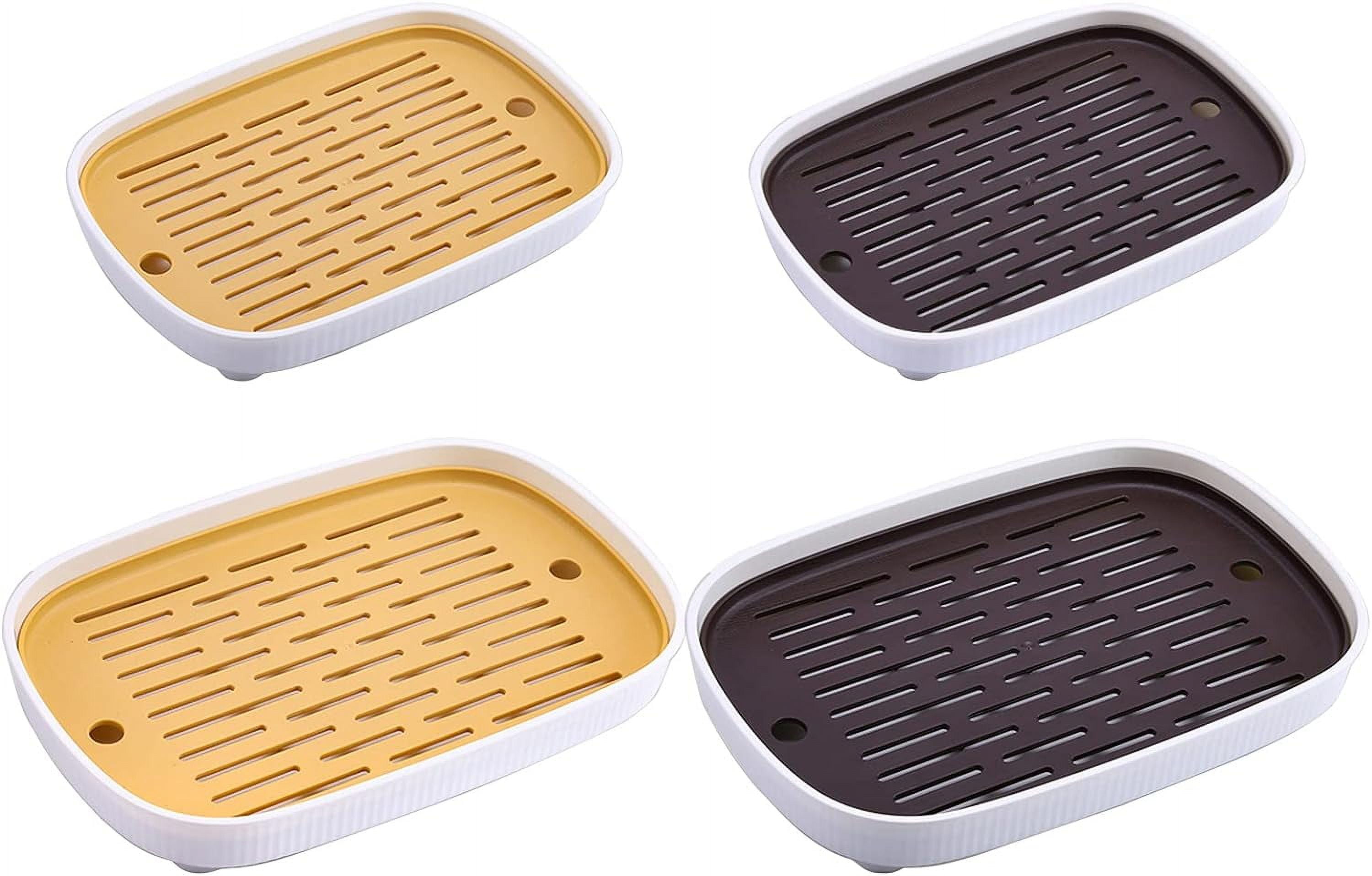 Cup & Dish Drying Rack Kitchen, Drain Board for Kitchen Sink, Dish ...