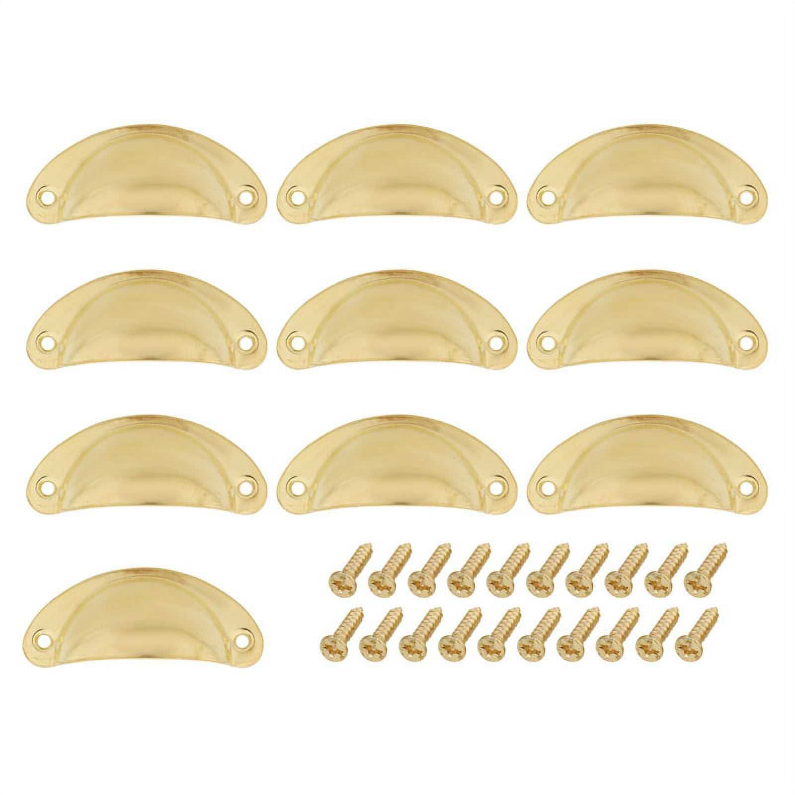 Cup Drawer Pull Kitchen Cabinet Handle , 66mm Hole Centers, 10 Pack ...