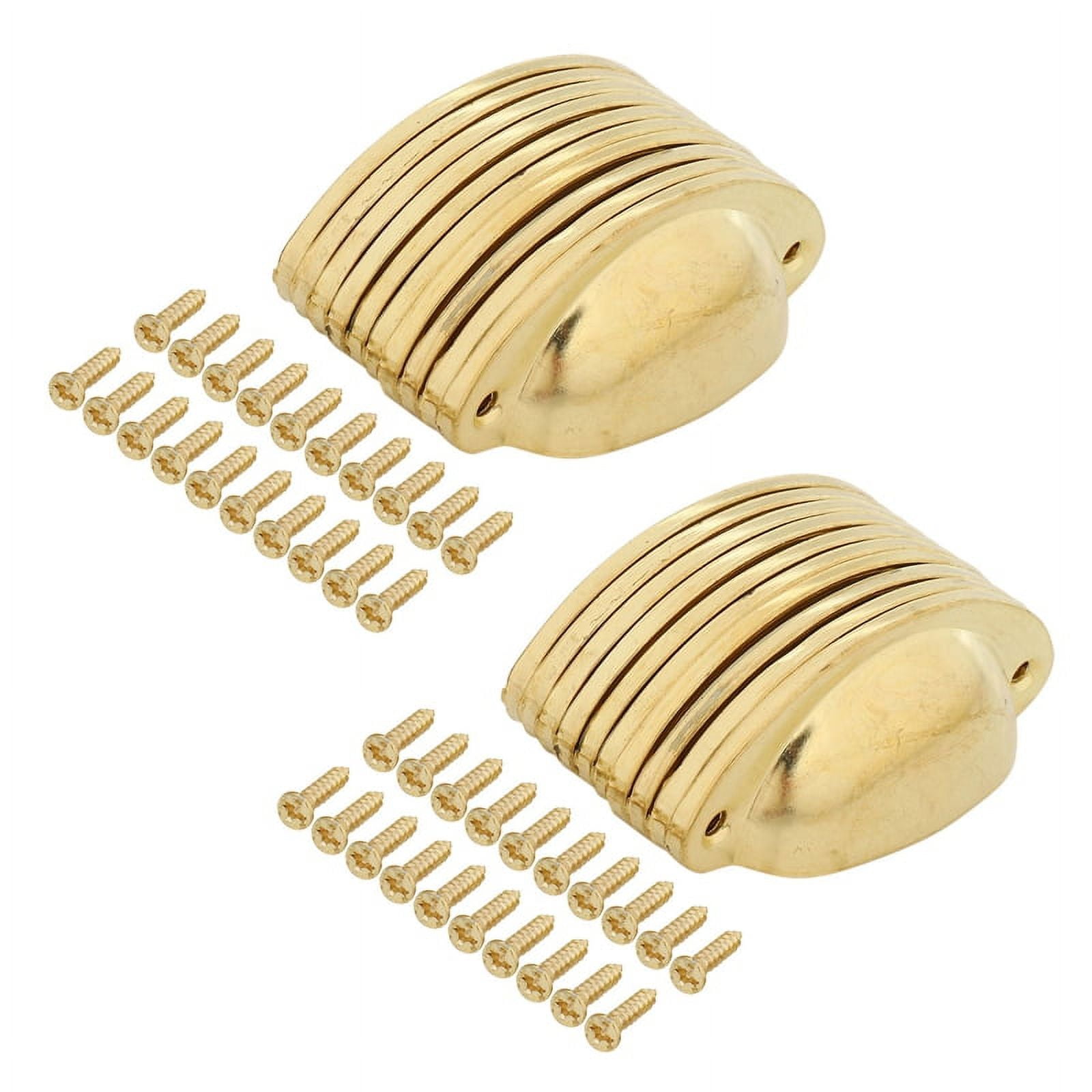 Cup Drawer Pull Kitchen Cabinet Handle , 66mm Hole Centers, 20 Pack ...