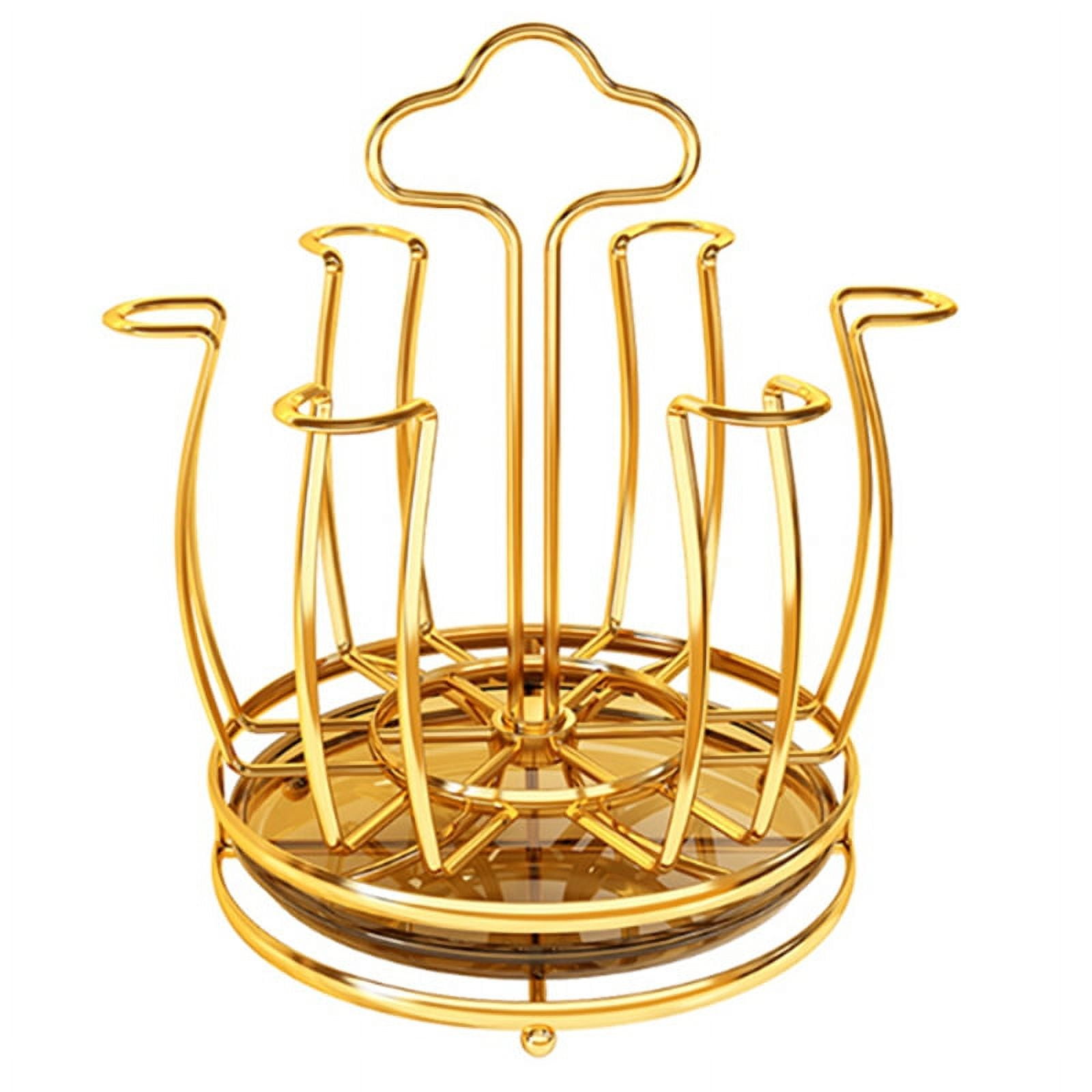 Cup Drying Rack Glass Tumbler Organizer Glass Cup Rack Holder Mugs Cups ...