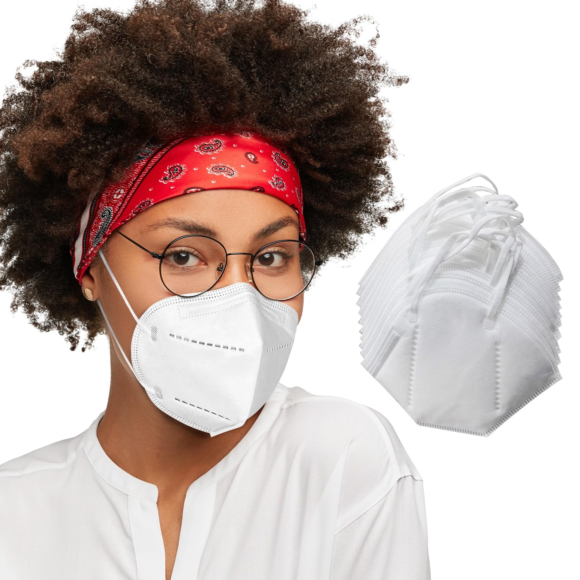 Cup Dust Safety Masks One Size. 1000 Pack White PP Disposable Face ...