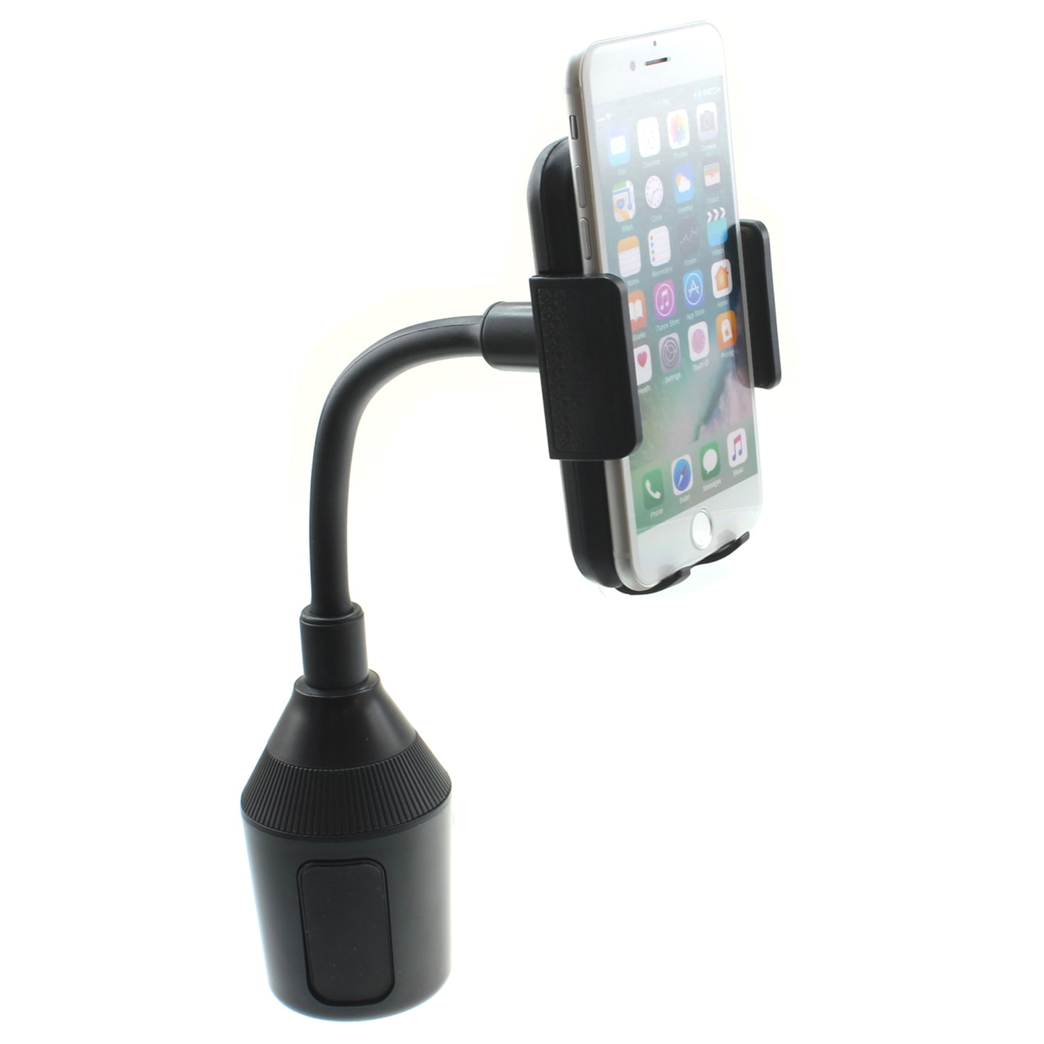 Cup Holder Car Mount for iPhone 16/Pro/Max/Plus - Swivel Cradle Dock ...