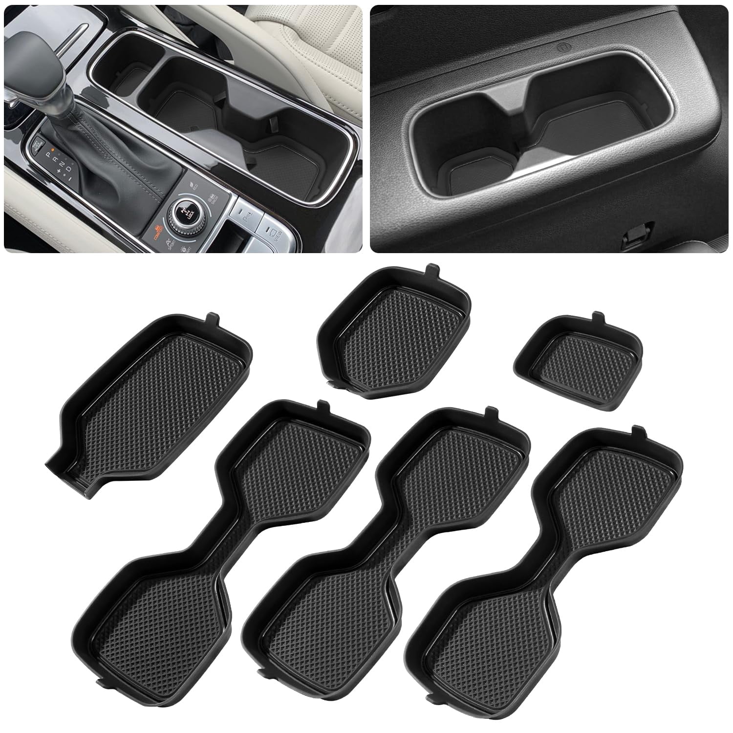 Cup Holder Coaster for Kia Telluride Accessories 2020 2021 2022 2023 ...