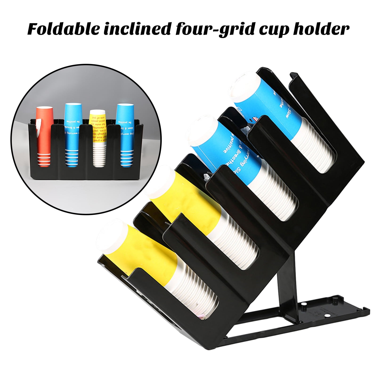 Cup Holder Durable Disposable Paper Cup Storage Rack Adjustable ...