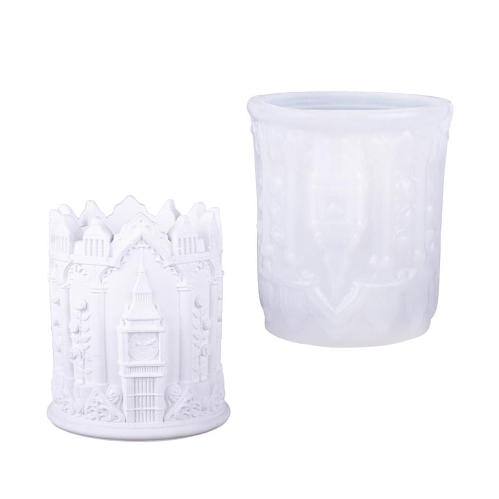 Cup Home Decors Mold Big Clock Tower Shape Jewelry Making Tool Craft ...