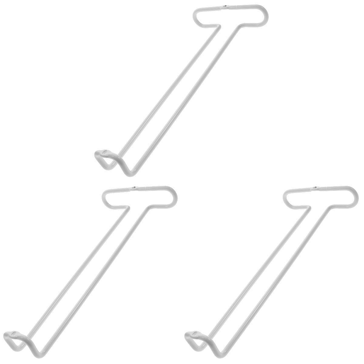 Cup Iron Rack Wine Glass Holder under Shelf Upside down Hanger Storage ...