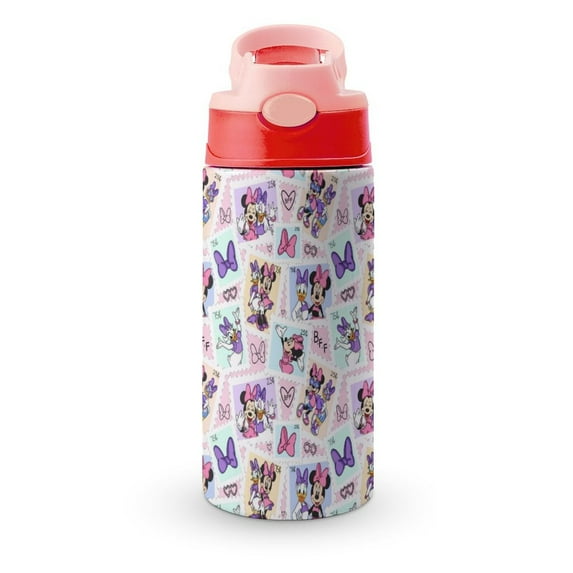 Cup Mickey Kids Straw Water Bottle, 16.9 Oz Stainless Steel Vacuum ...