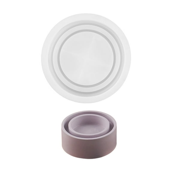 Cup Mold Round Shape Tealight Base Moulds Crafting Molds Unique Cup ...