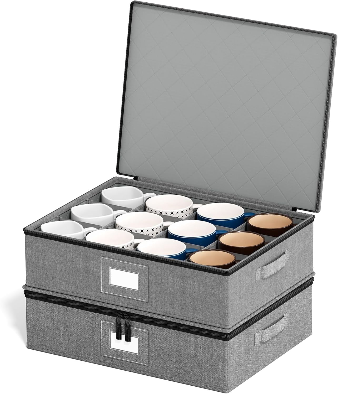 Cup and Mug Storage Organizer 2 Pack, China Storage Containers, Hard ...