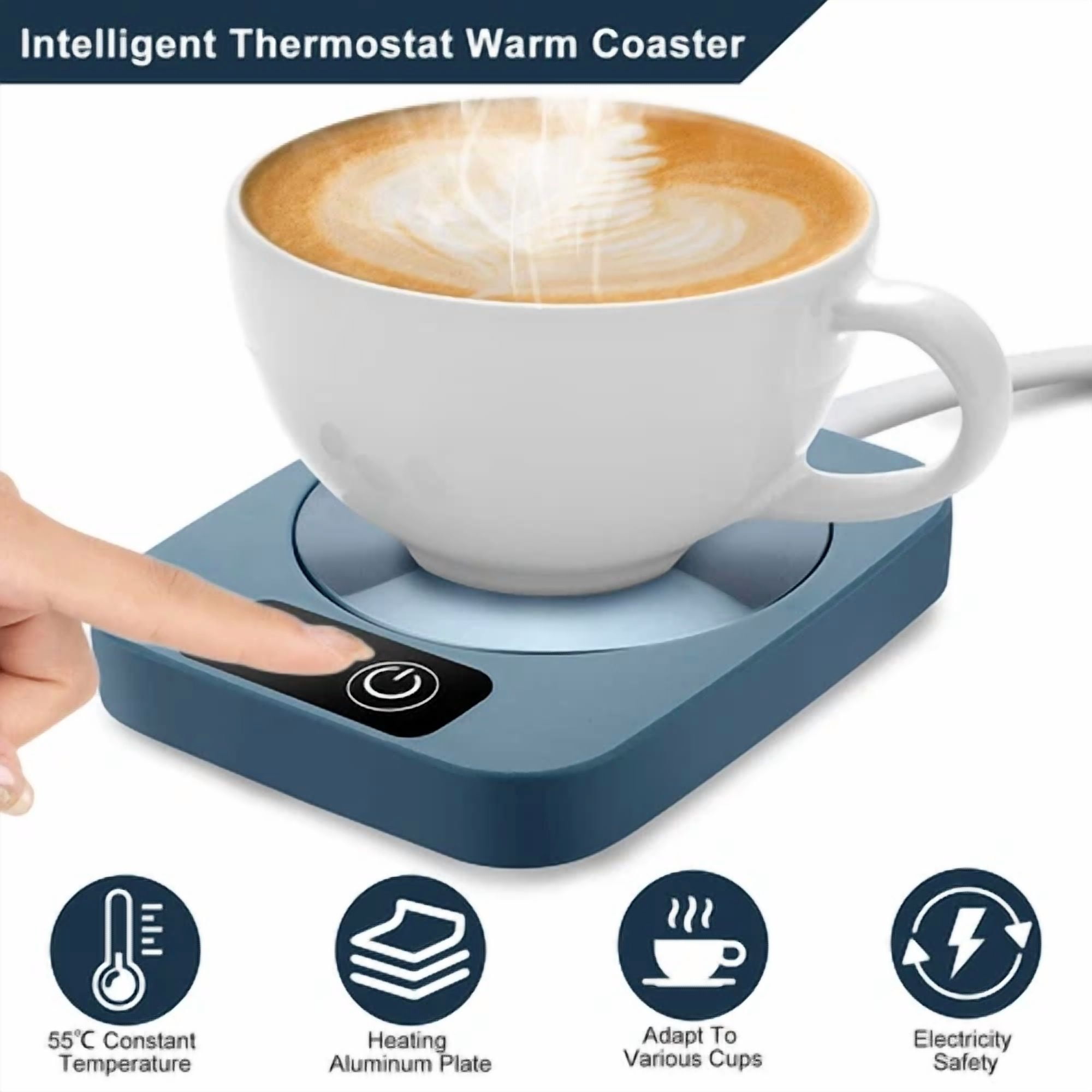 Cup Mug Warmer Auto Thermostat Coffee Tea Milk Drink Heater Pad For ...