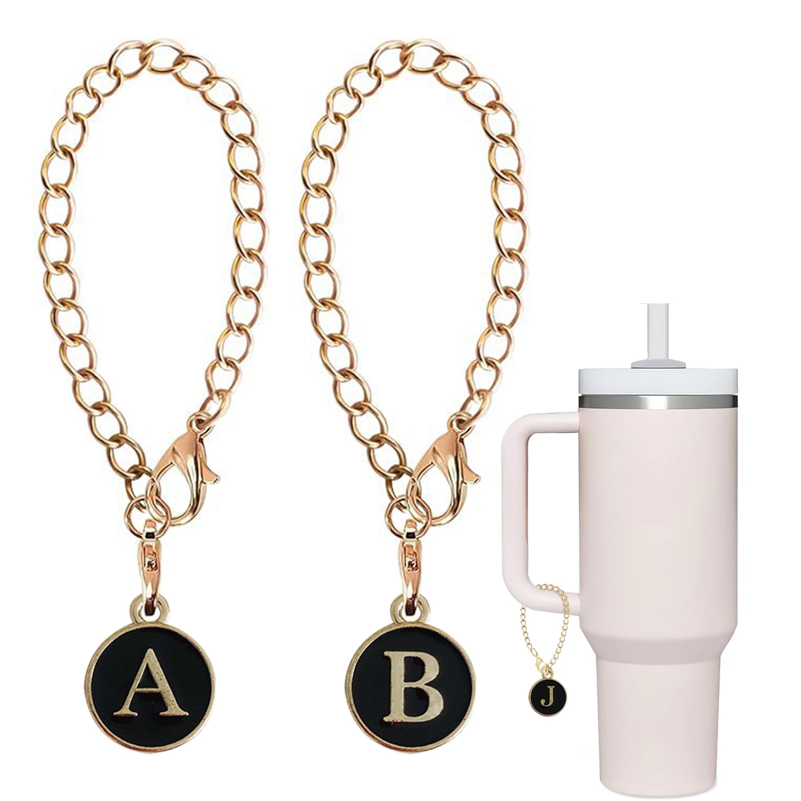 Cup Pendant Heart Shape English Letter Charms Personalized Bag Cup ...