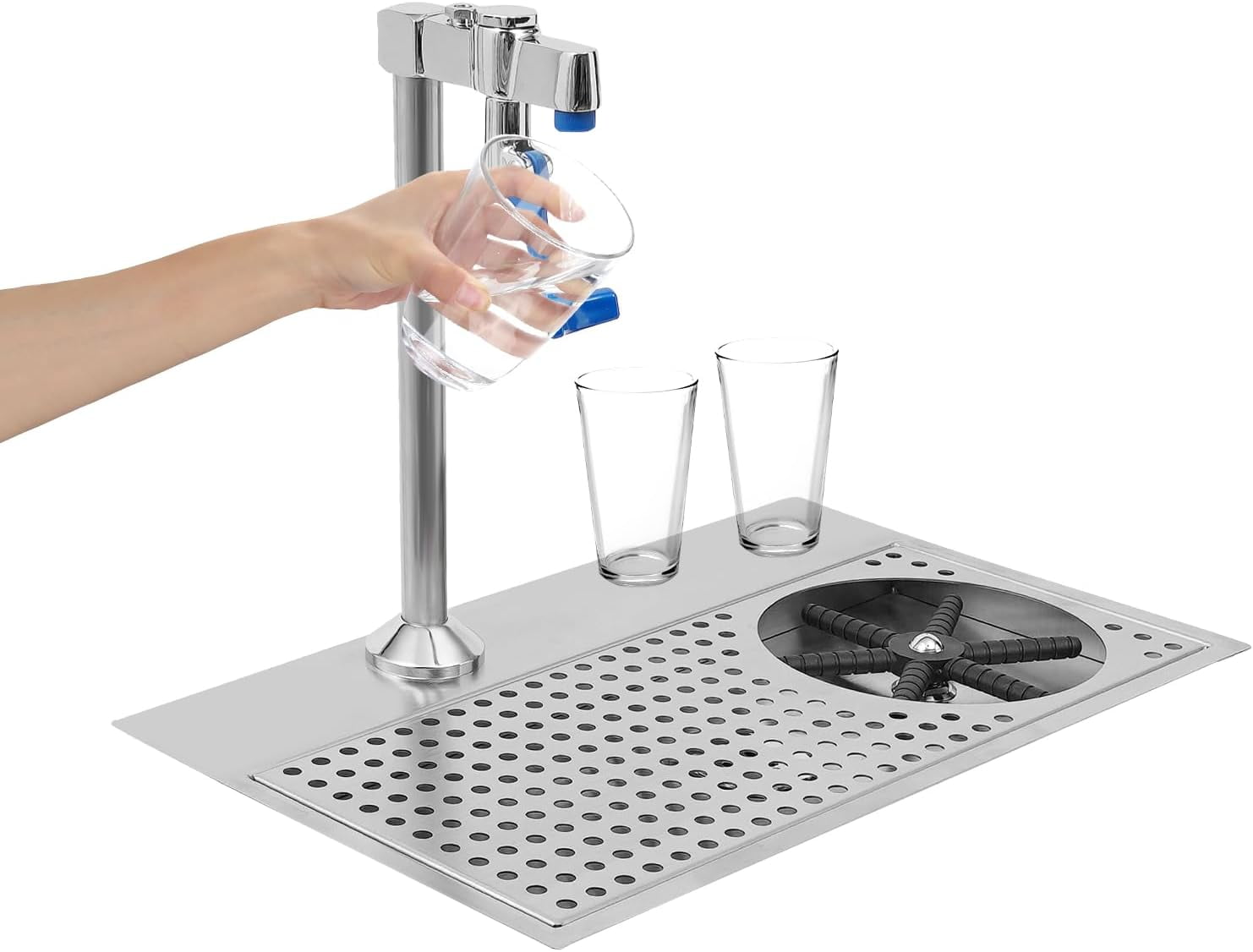 Cup Rinser Commercial Cup Washer Glass Rinser Cup Cleaning Rinser with ...