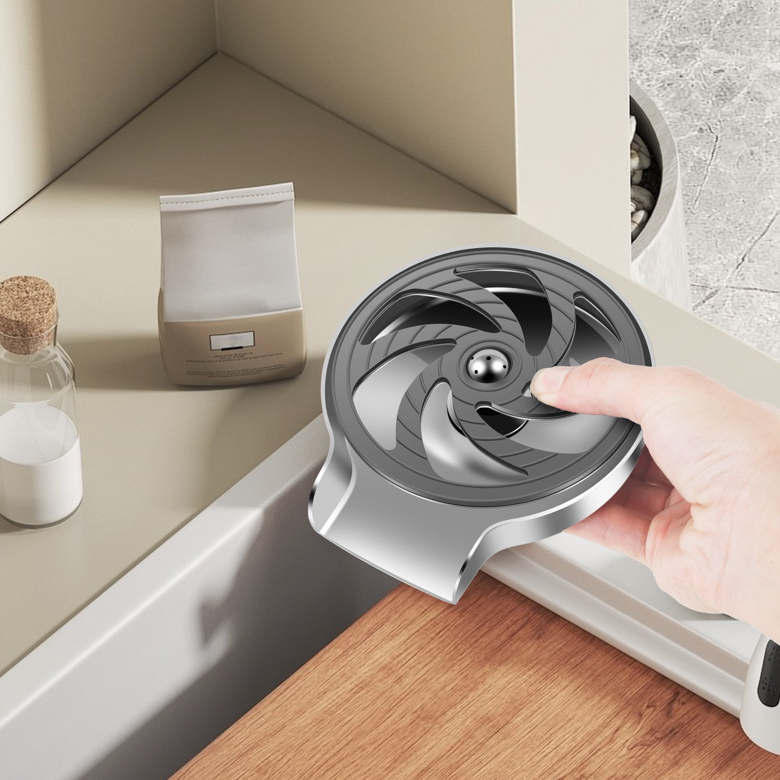 Cup Rinser Sink Attachment High Pressure Jet Glass Rinser Cleaner ...