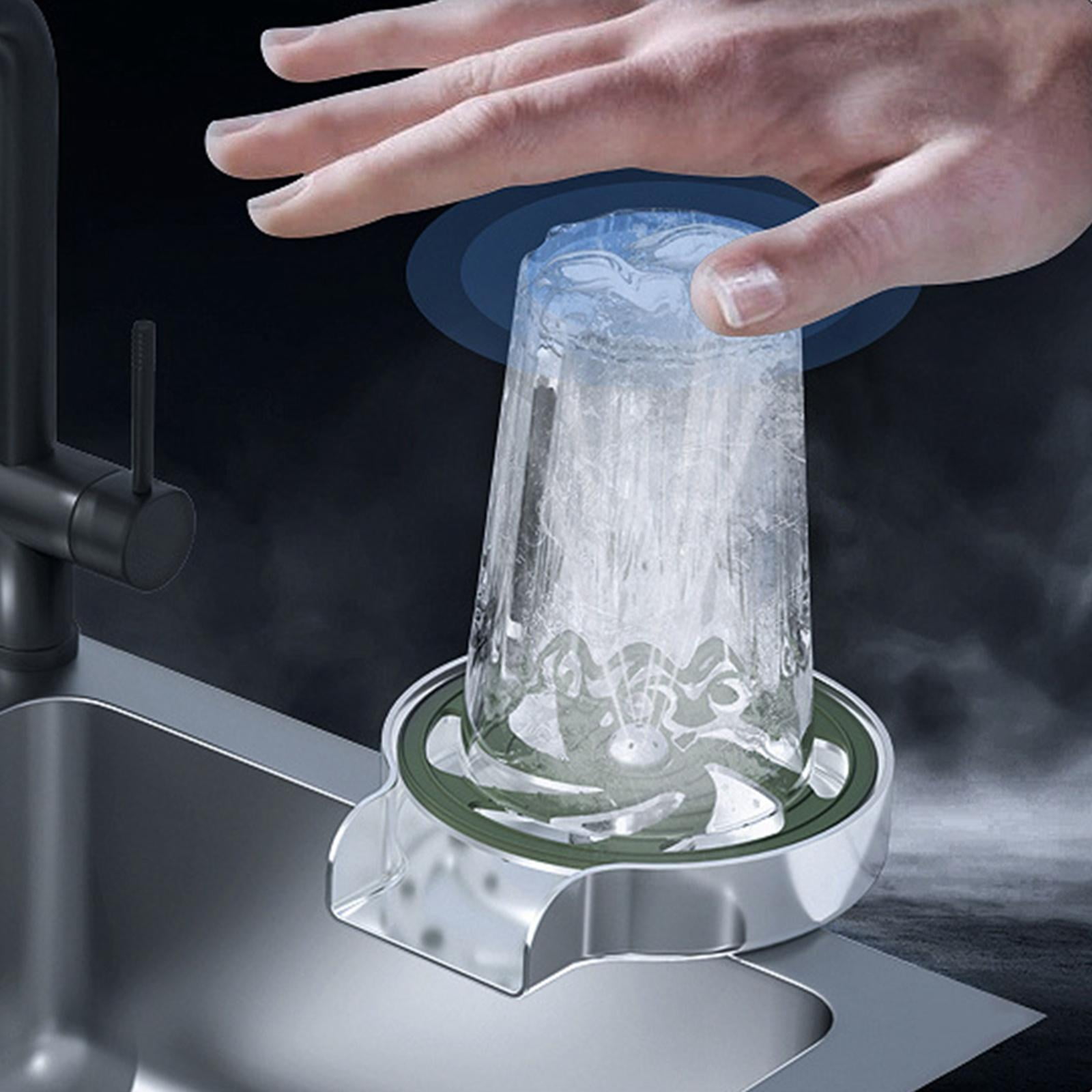 Cup Rinser for Kitchen Sink Attachment, Milk Tea Cup Bottle Washer ...