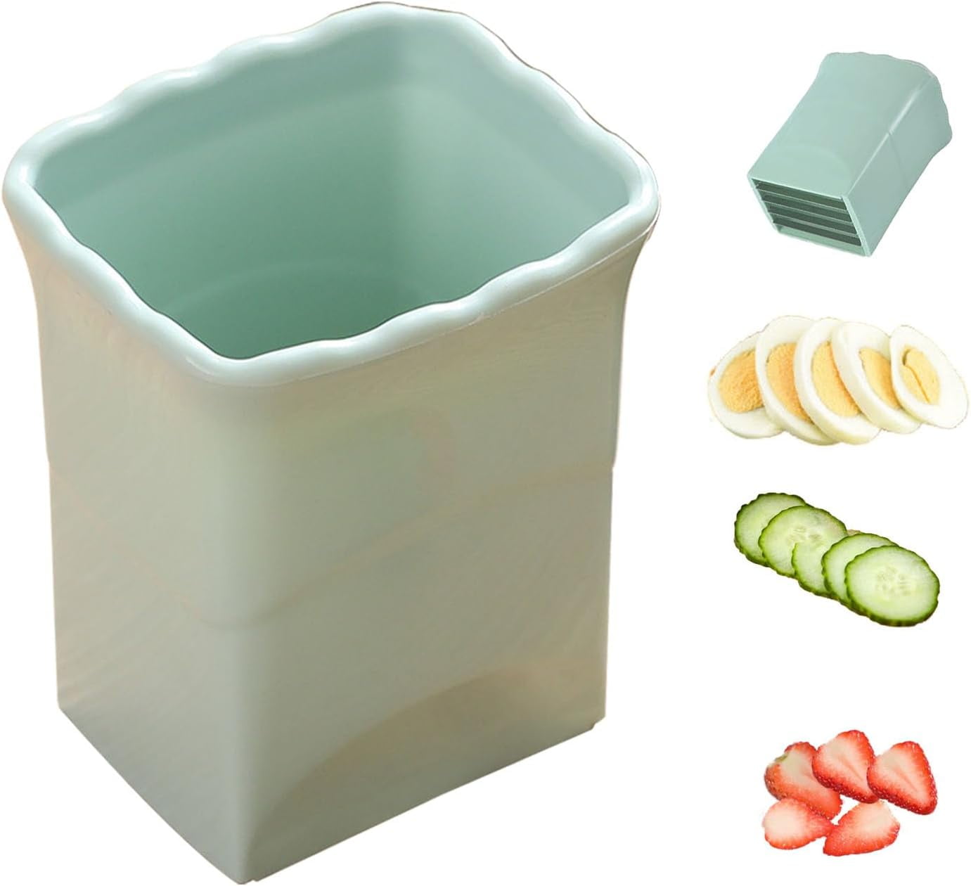 Cup Slicer, Cup Egg Banana Slicer, Multifunctional Fruit Cup Cutter ...