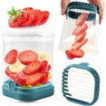 Cup Slicers for Fruits and Vegetables, Stainless Steel Multi-Blade ...