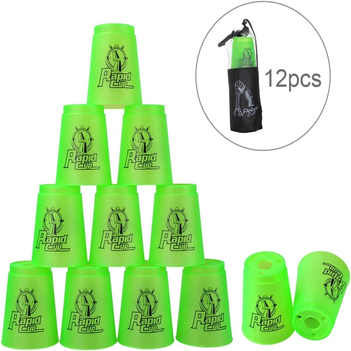 Cup Stacking Set, Sport Stacking, BPA-Free Material, Classic Family ...