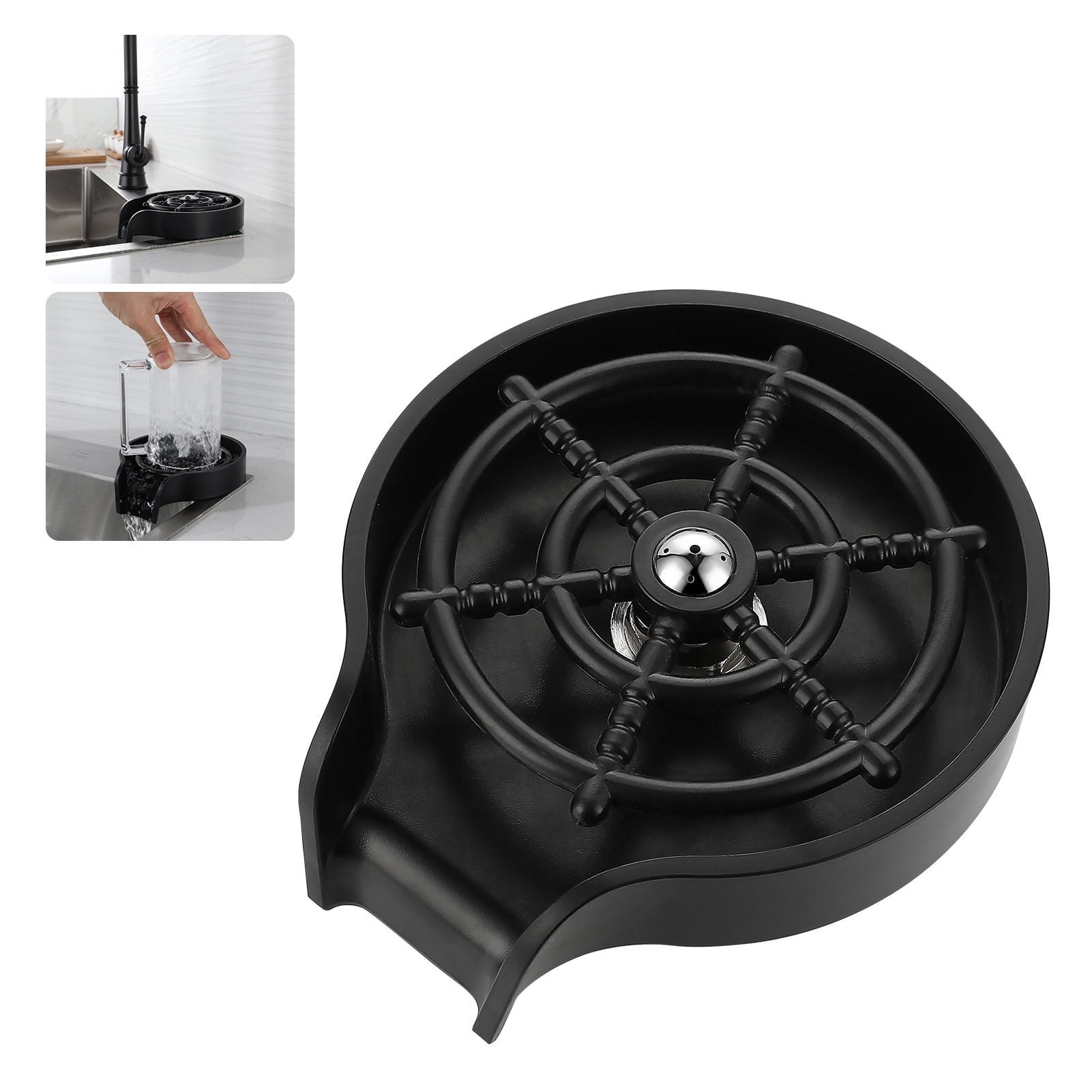 Cup Washer,Soft Water Tube Sink With Soft Bar Abs Kitchen Bottle Cups ...