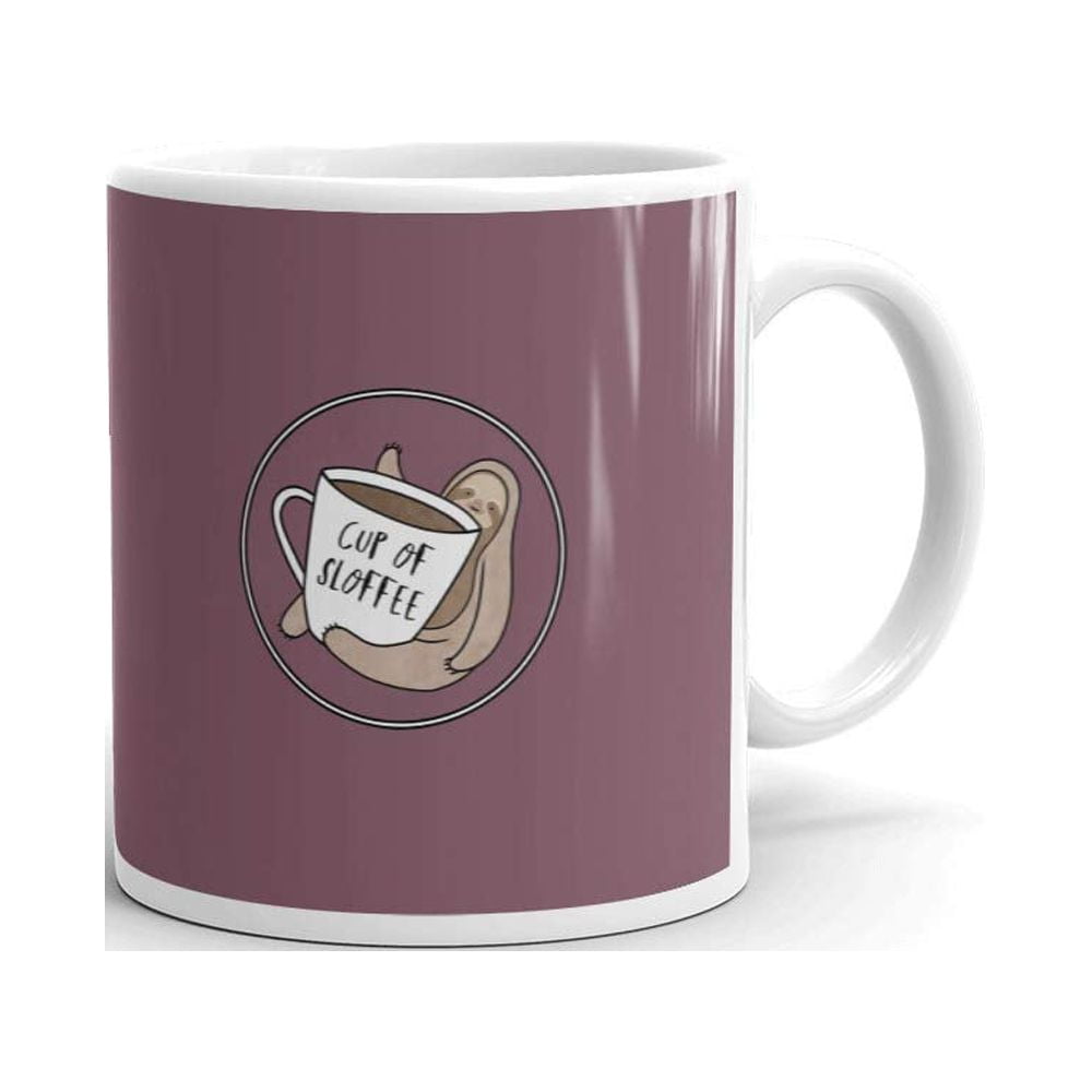 Cup of Sloffee Cute Sloth Coffee Tea Ceramic Mug Office Work Cup Gift ...