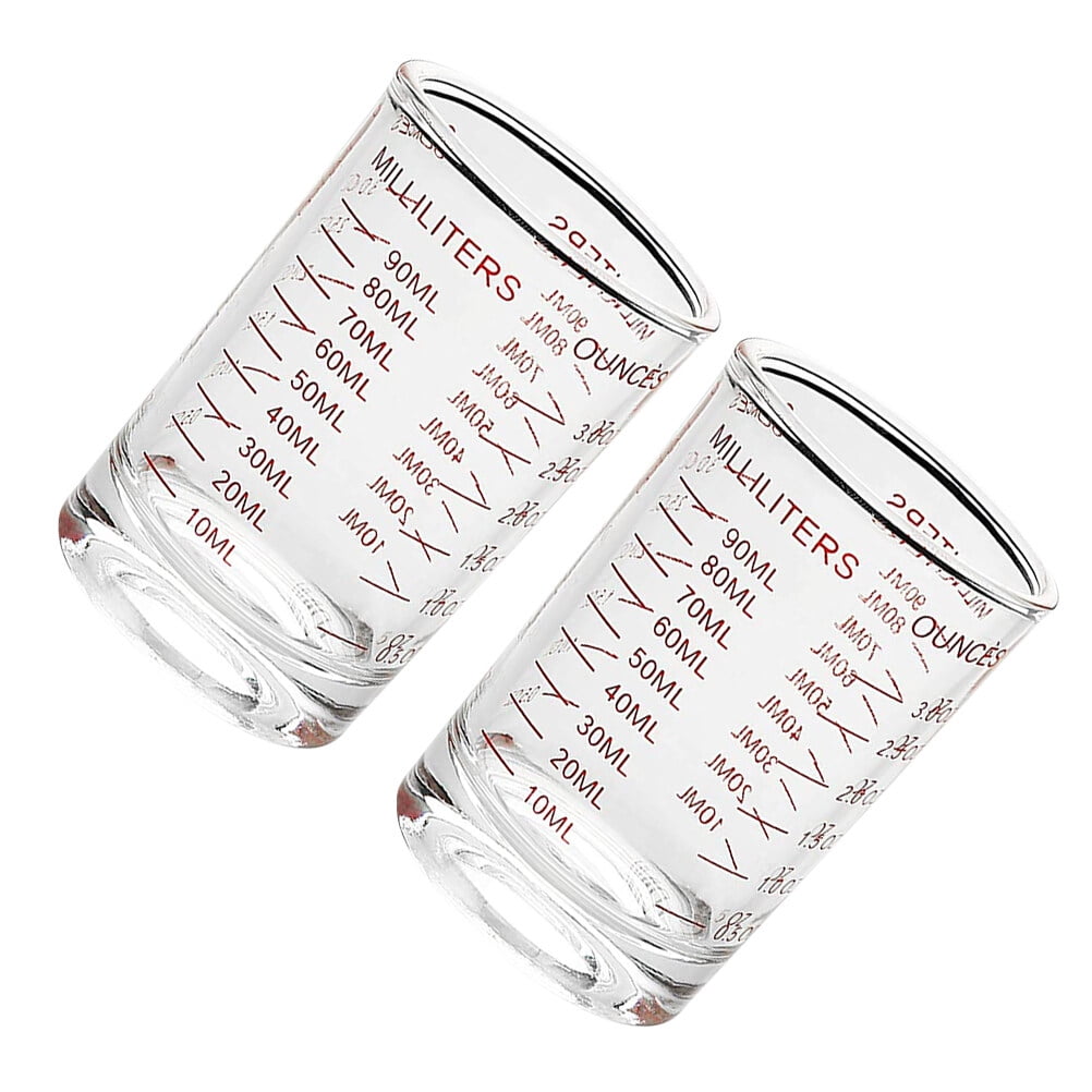 Cup with Scale Baking Accessory Measuring Coffee Mugs Glass Graduated ...