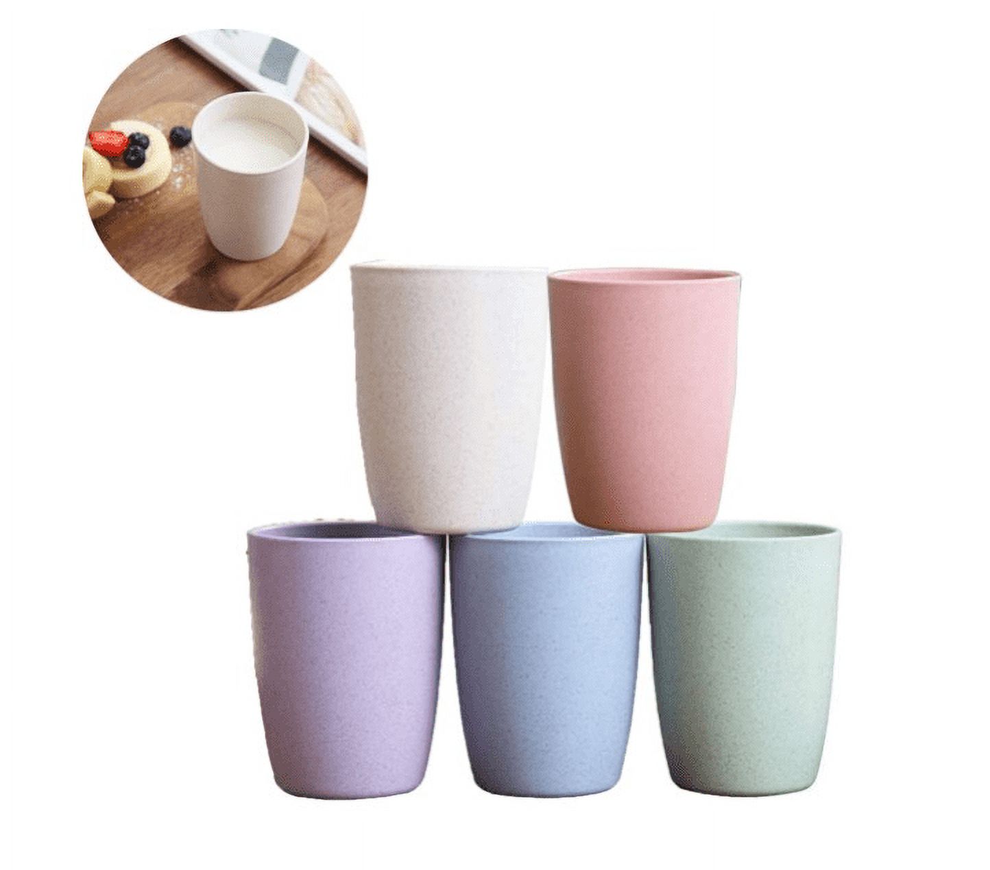 Cup without handle, Indestructible Reusable Cups, Biodegradable Wheat ...