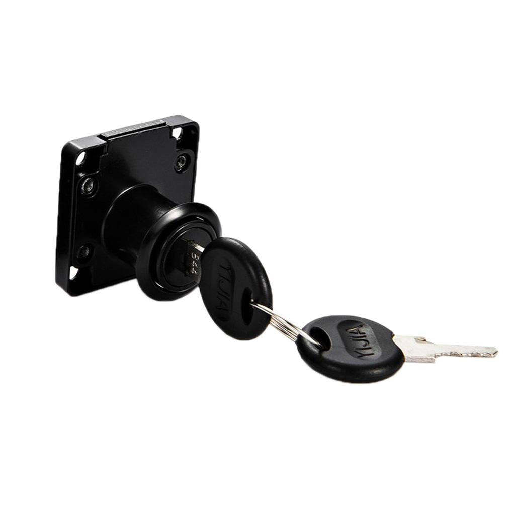 Cupboard Cabinet Trunk Box Case Lock Black 22mm - Walmart.com