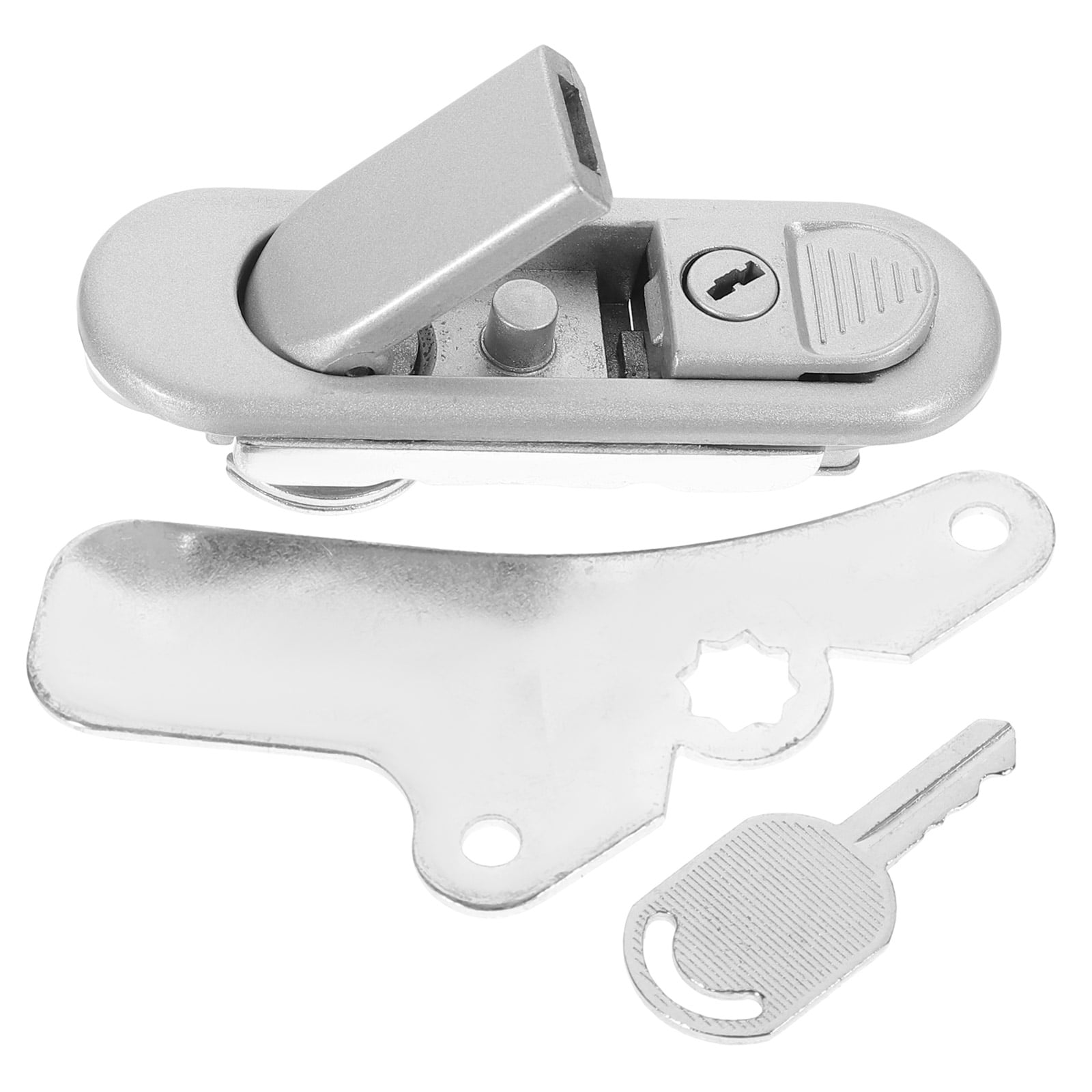 Cupboard Door Catch Cabinet Lock Push Button Magnetic Locks for Doors ...