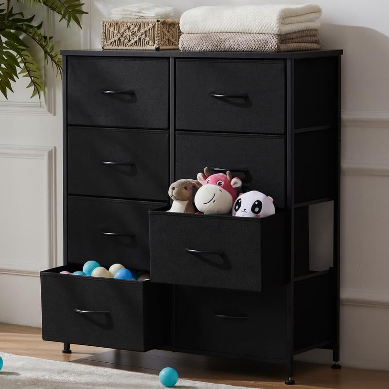 Cupboards Cabinets Dresser - Fabric Storage Tower with 8 Drawers ...