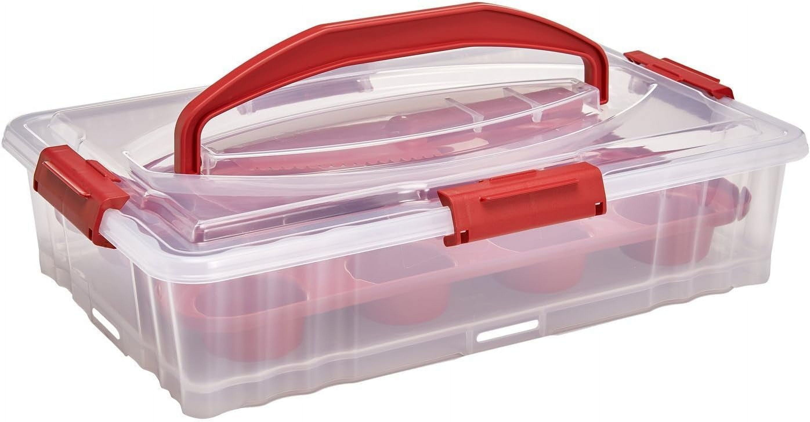 Cupcake And Cake Carrier - Stackable Cupcake Holder, Dessert Carrier ...