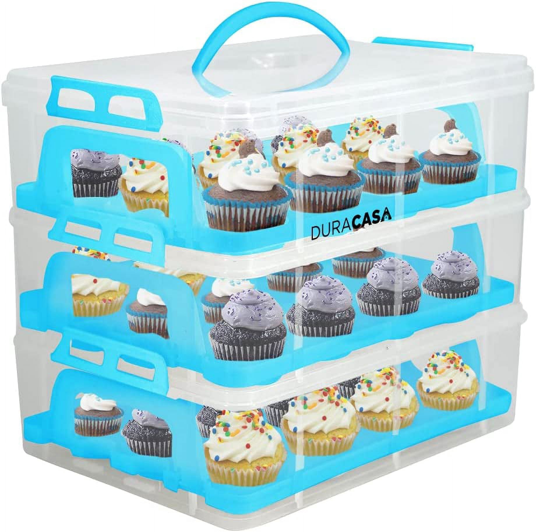 Cupcake Carrier, Cupcake Holder | Premium Upgraded Model Holds Cupcakes ...
