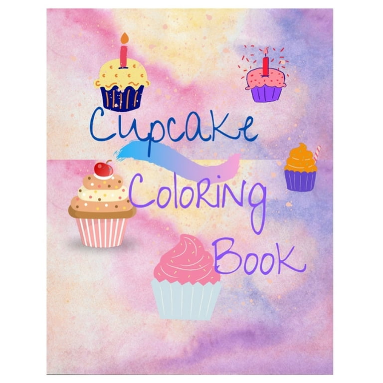 whimsical cupcake coloring pages