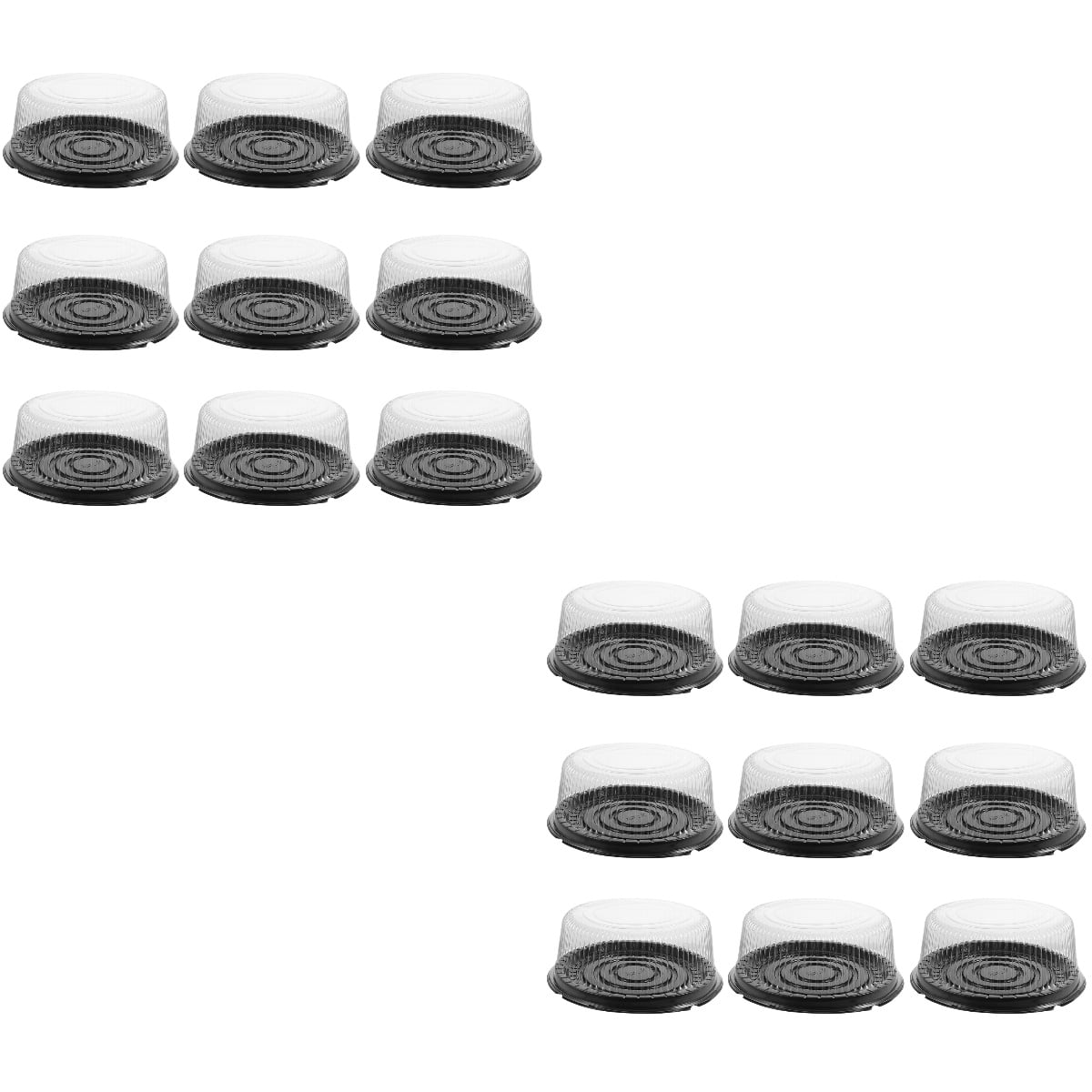 Cupcake Container 20 Pcs Box Packing Disposable Boxes Birthday Reusable ...
