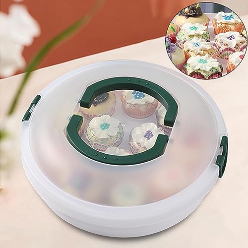 Cupcake Container Cake Keeper Doughnuts 12.60'' Egg Holder Multipurpose ...