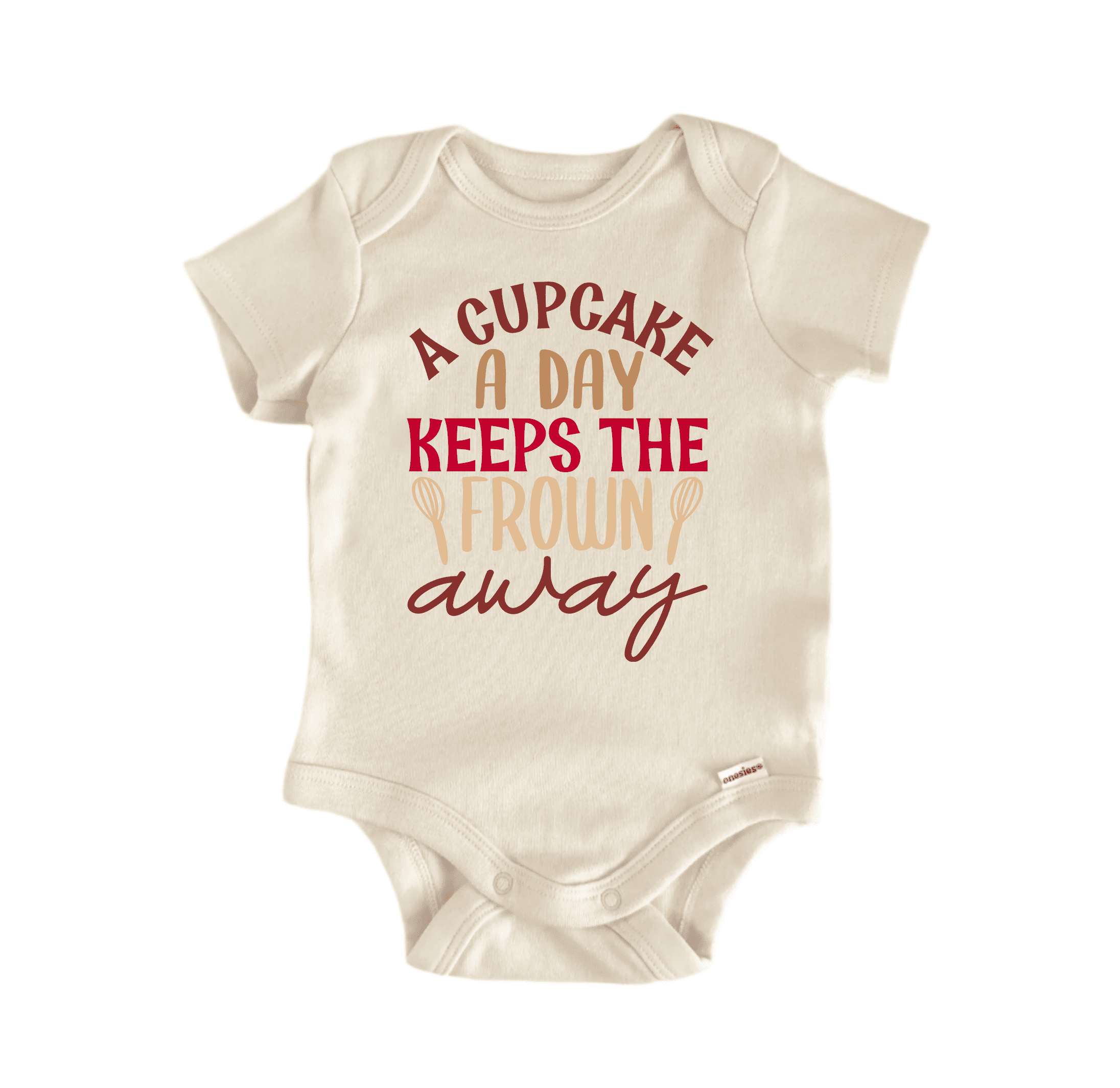Cupcake Day Keeps Frown Newborn Baby Bodysuit - Walmart.com
