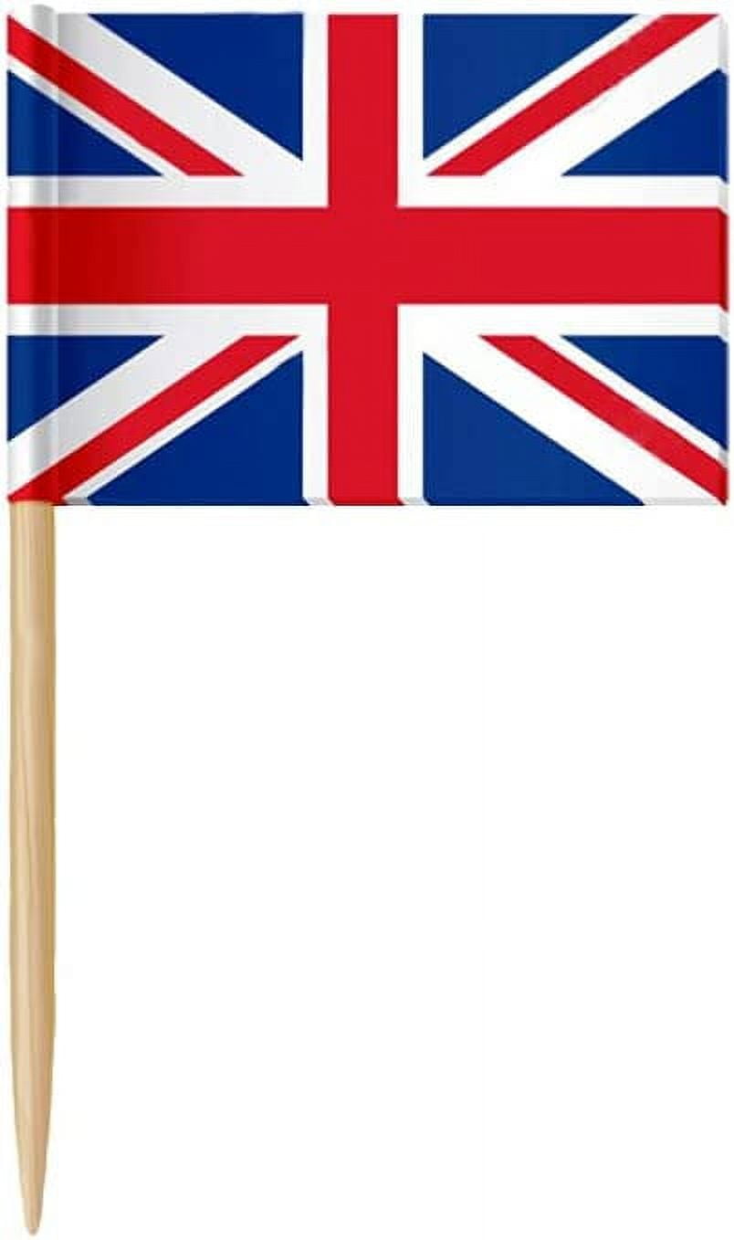 Cupcake Decorating 100PCS UK National Flag Toothpicks Cupcake Steak ...