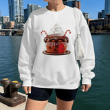 Cupcake House Men’s Holiday Fun Winter Dessert Graphic Art Sweatshirt ...