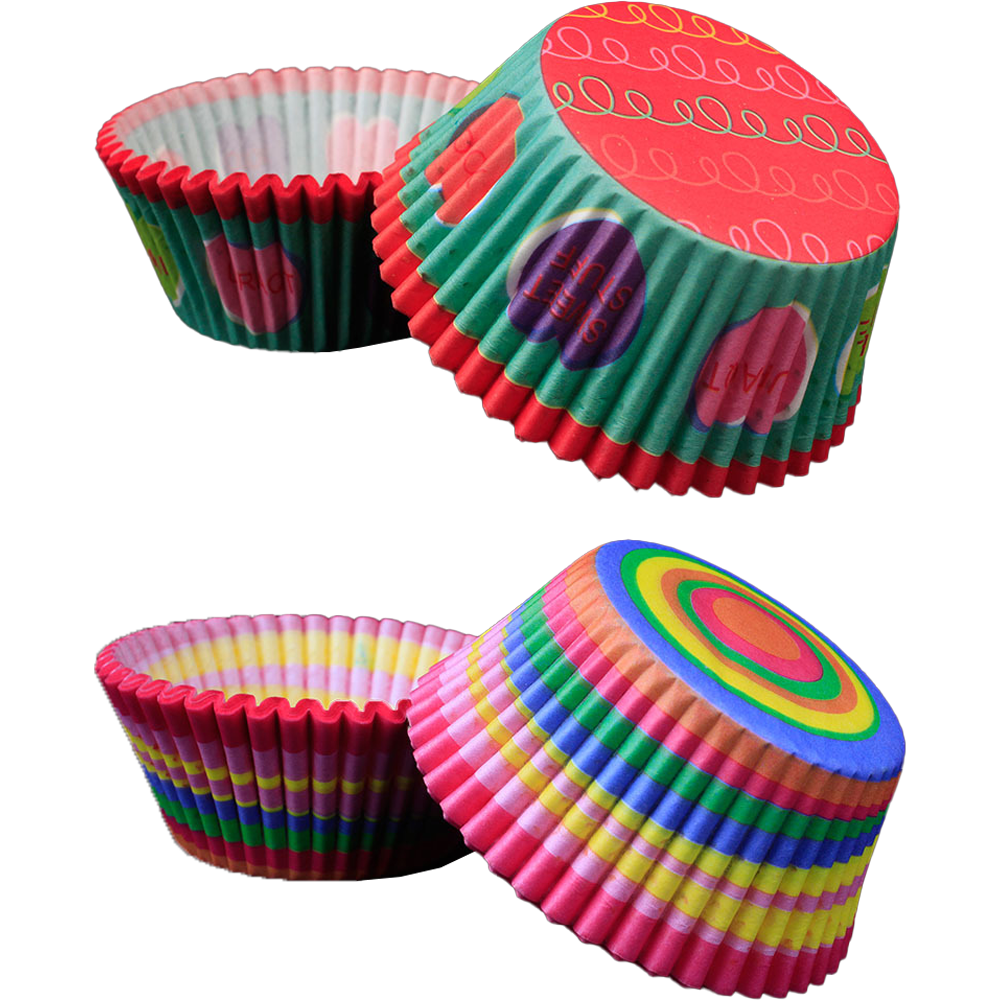 Cupcake Liners Greaseproof Paper Baking Cups 200-Count - Walmart.com