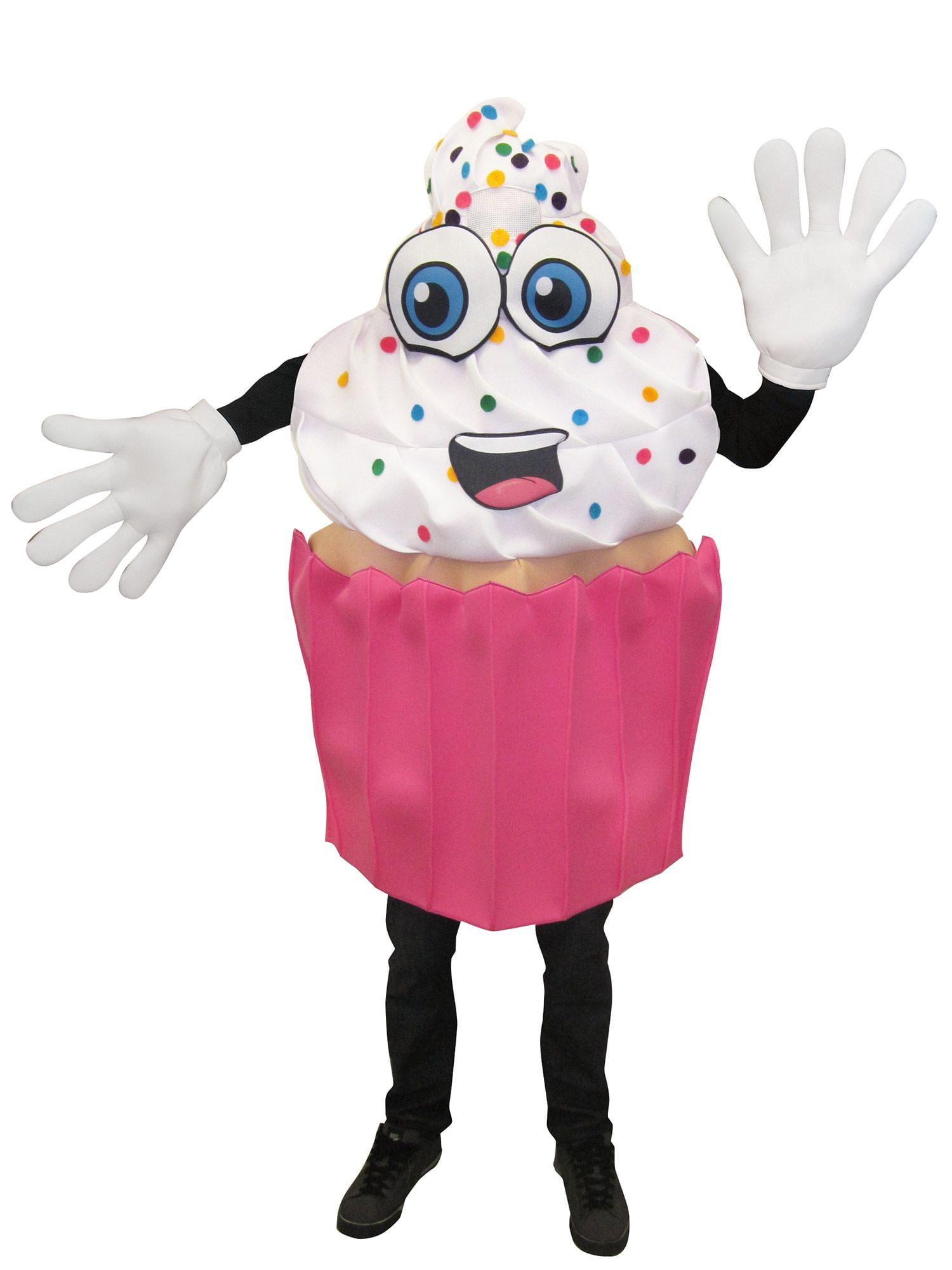 Cupcake Mascot Adult Costume - Walmart.com