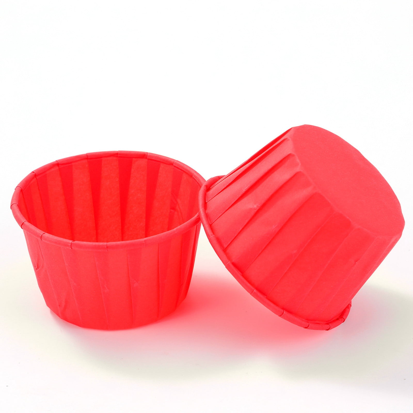 Cupcake Paper Roll Rimmed Cup Mould Disposable Gold And Silver Baking ...