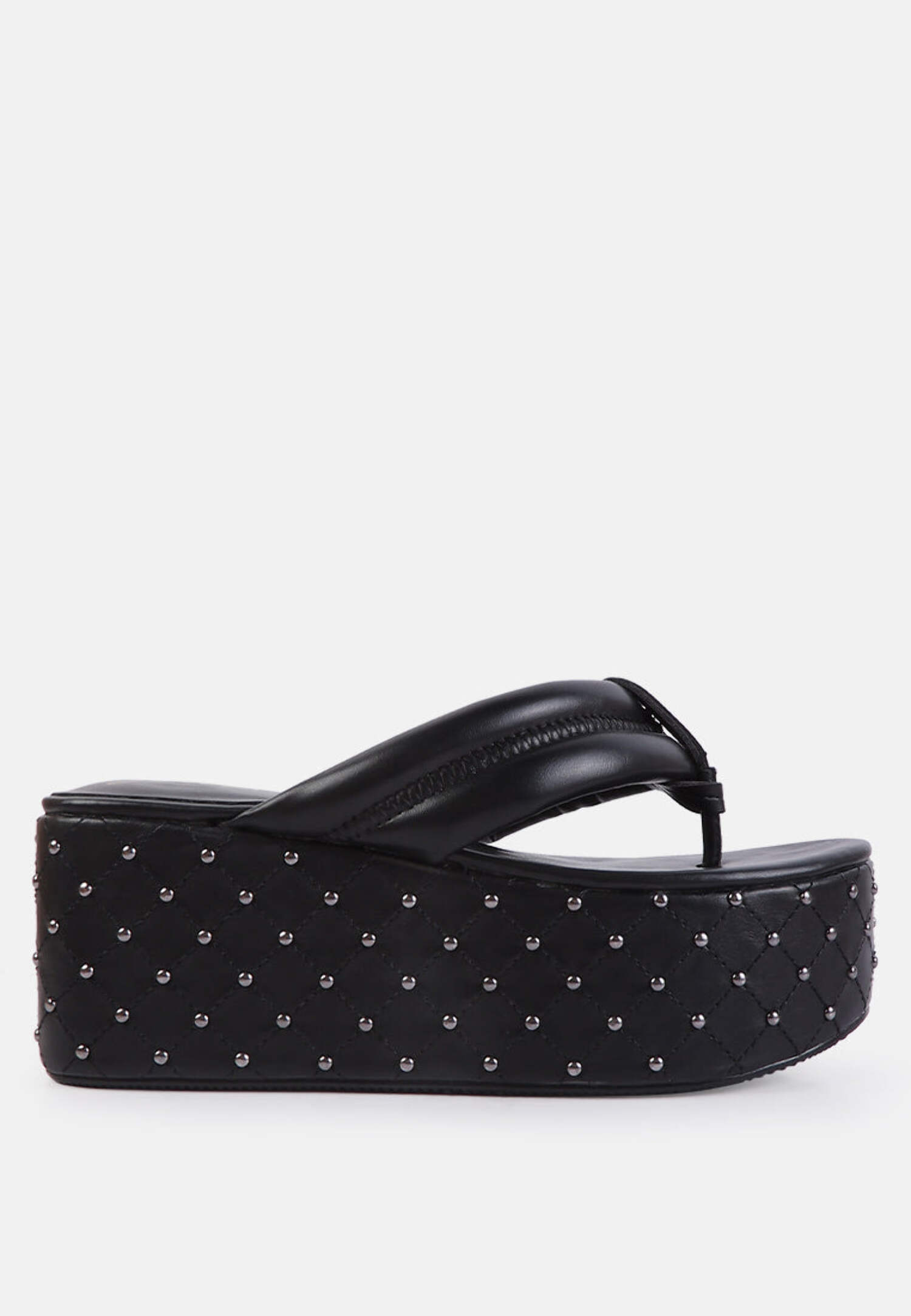 Cupcake Quilted Rhinestone Platform Quilted Sandals - Walmart.com